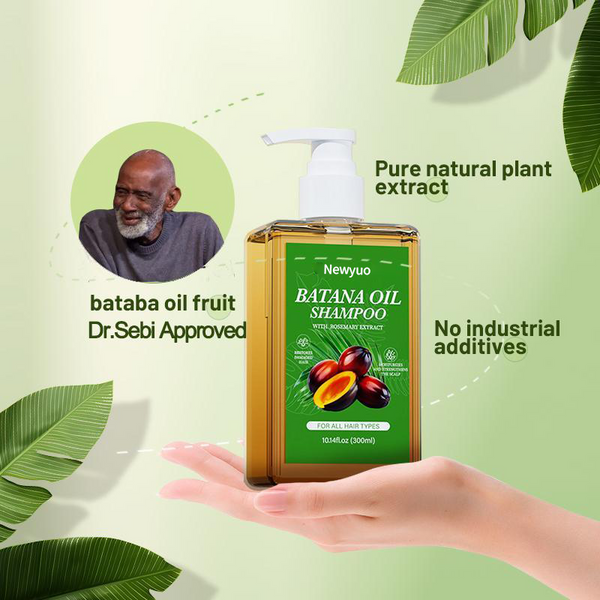 Newyuo Batana Oil & Rosemary Shampoo - The Secret to Fuller, Healthier ...
